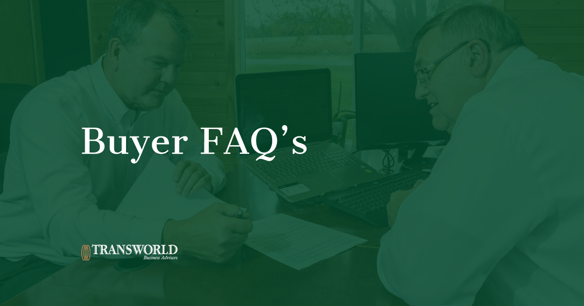 Buyer FAQs | Transworld Business Advisors | Minnesota